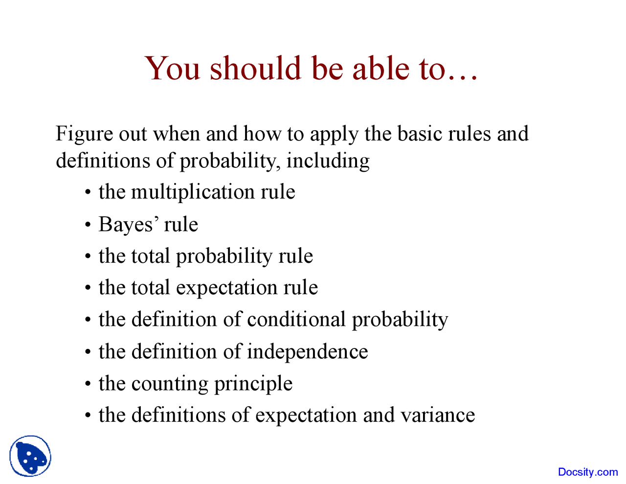 Multiplication Rule Computer System Modeling Fundamentals Lecture