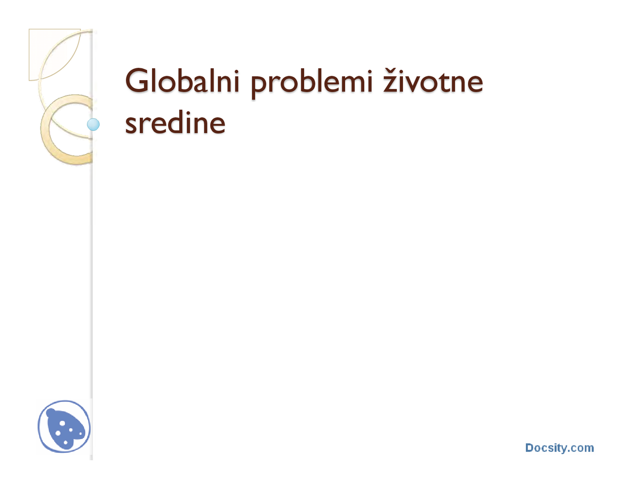 Globalni problemi zivotne sredine-Slajdovi-Fakultet za primenjenu ...