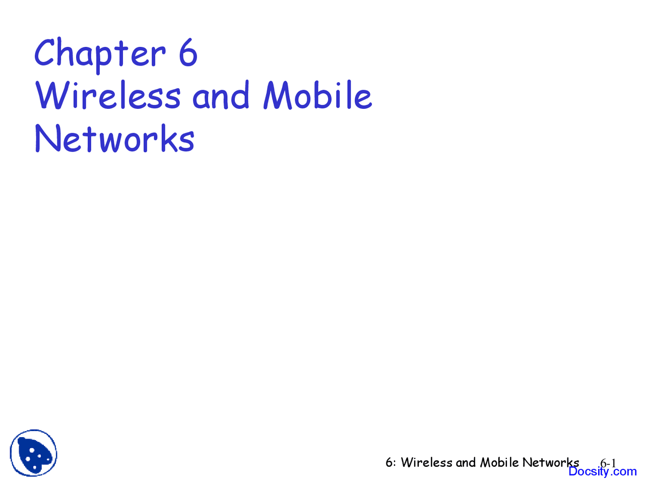 Wireless And Mobile Networks Computer Networks Fundamentals Lecture