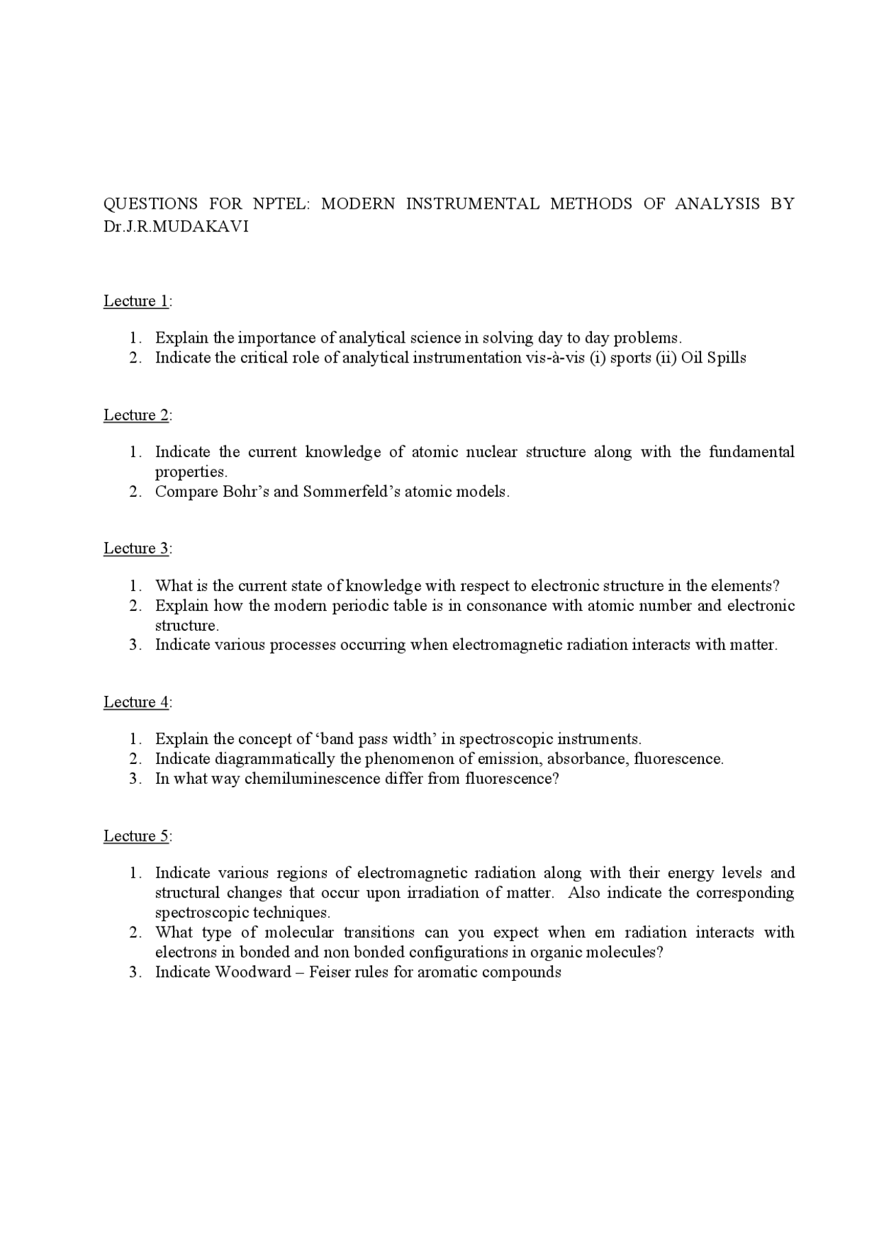Instrumental Methods - Modern Instrumental Methods of Analysis ...