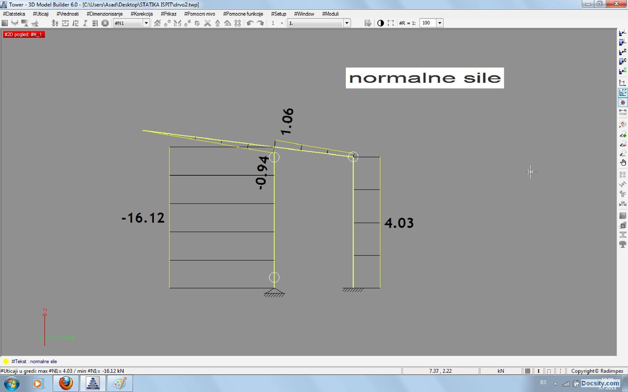 Vežbe 9-Drvene konstrukcije-Građevinski | Rezime' predlog Drvene konstrukcije - Docsity