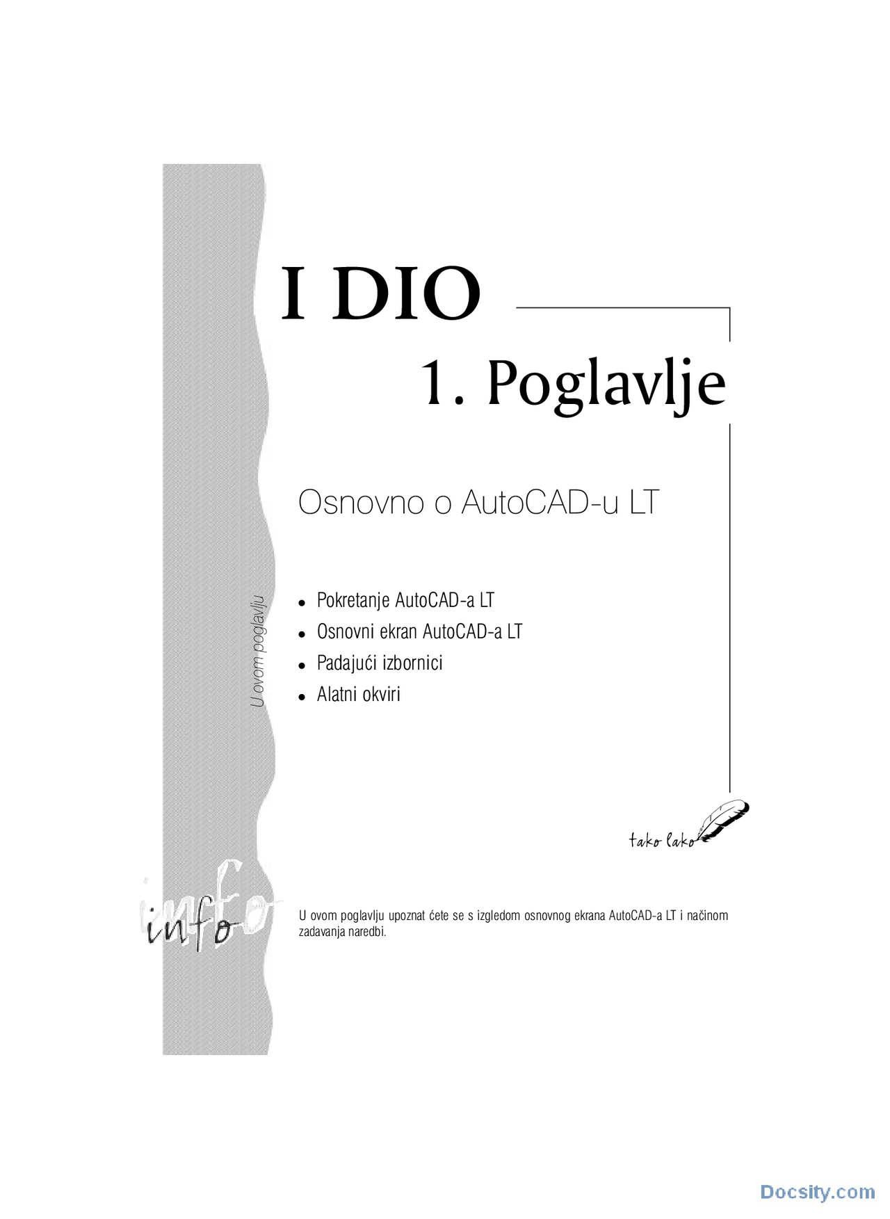 Autocad Margeta Skripta Autocad Građevinski Rezime Predlog Computer