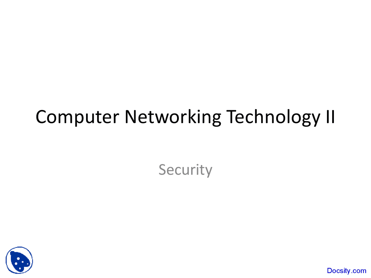 Security Computer Networks Lecture Slides Slides Computer 2624