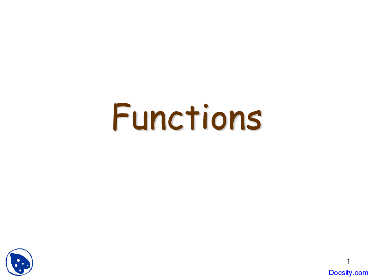 Functions Foundations Of Mathematics Lecture Slides Slides