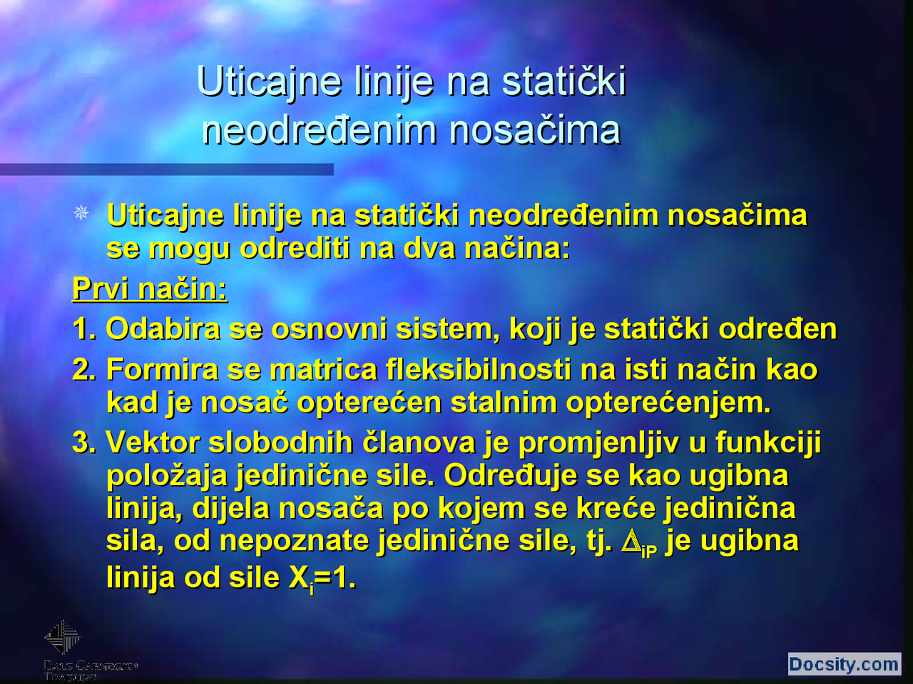 8 Uticajne Linije Za Stat Neodr Nosace Skripta Mehanika Tla