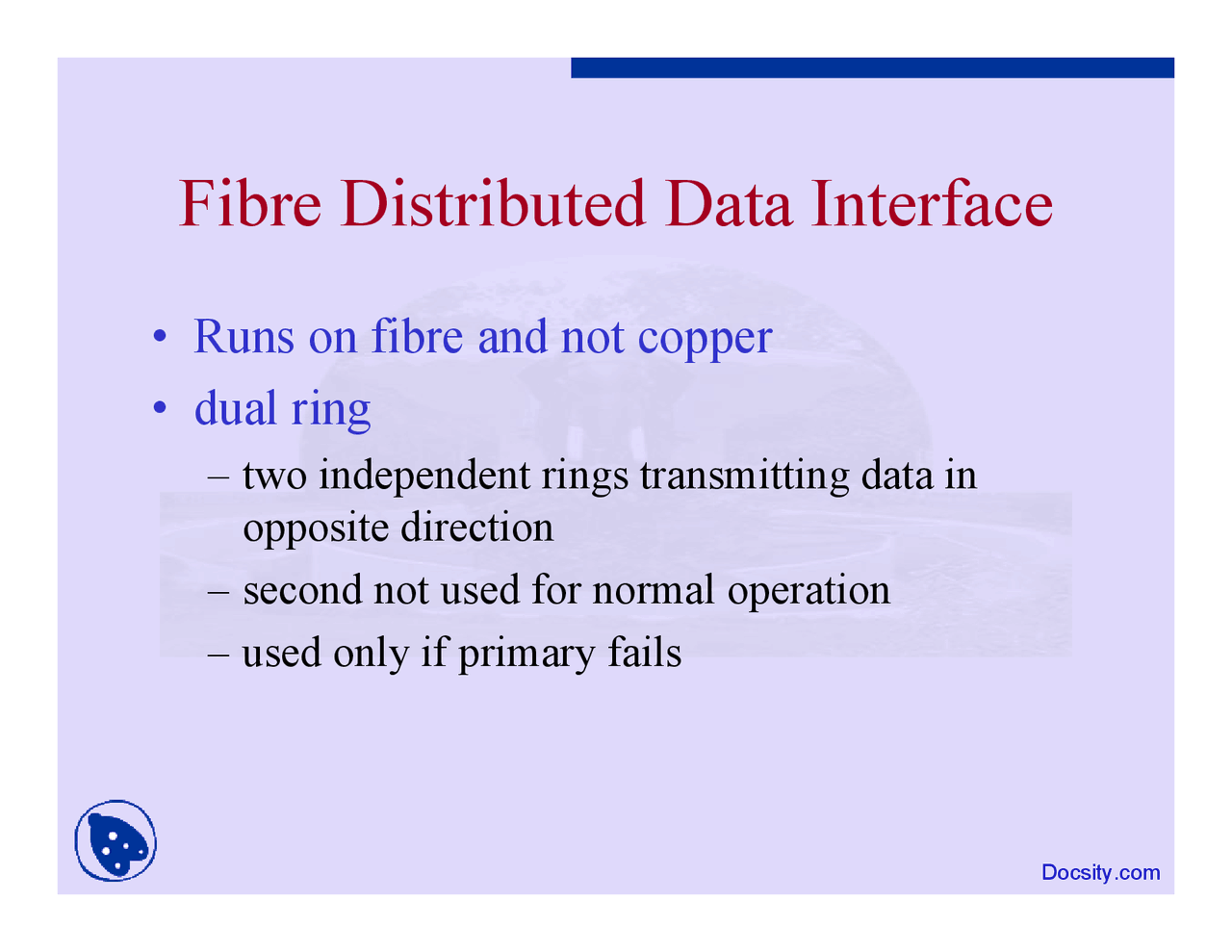 Fddi Computer Networks Lecture Slides Docsity