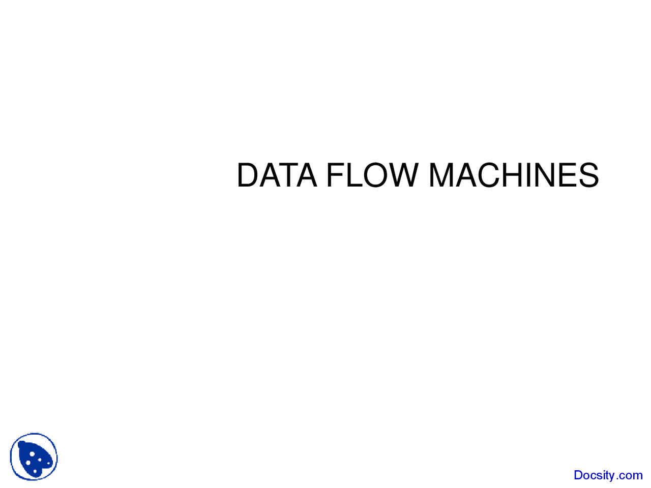 Data Flow - Computer Systems Architecture - Lecture Slides | Slides ...