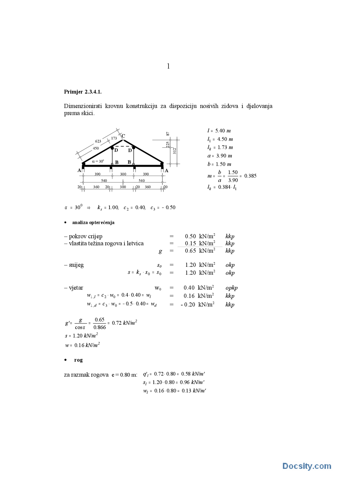 Vežbe10-Drvene konstrukcije-Građevinski | Rezime od Drvene konstrukcije | Docsity