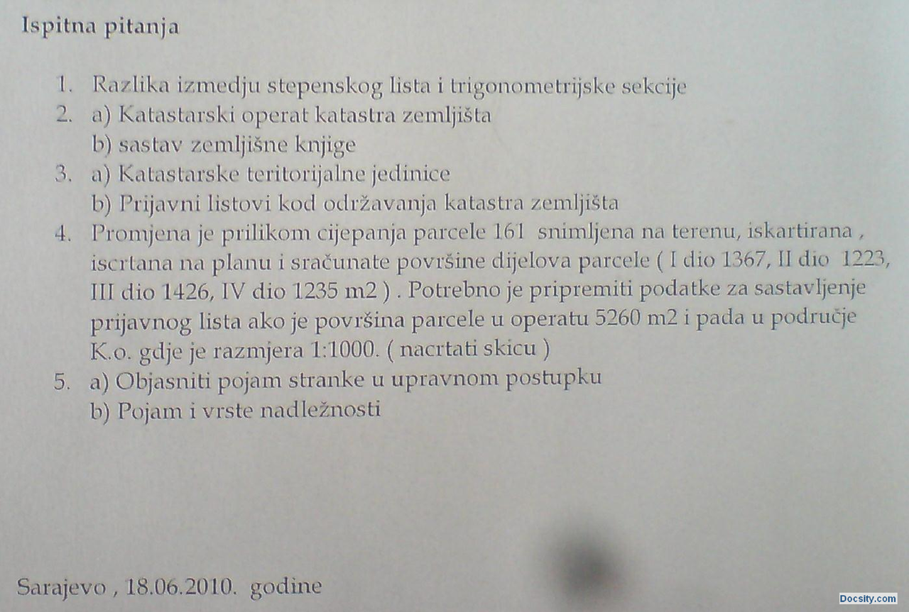 Vežba2skripta Katastar Nekretnina Građevinski Rezime Predlog