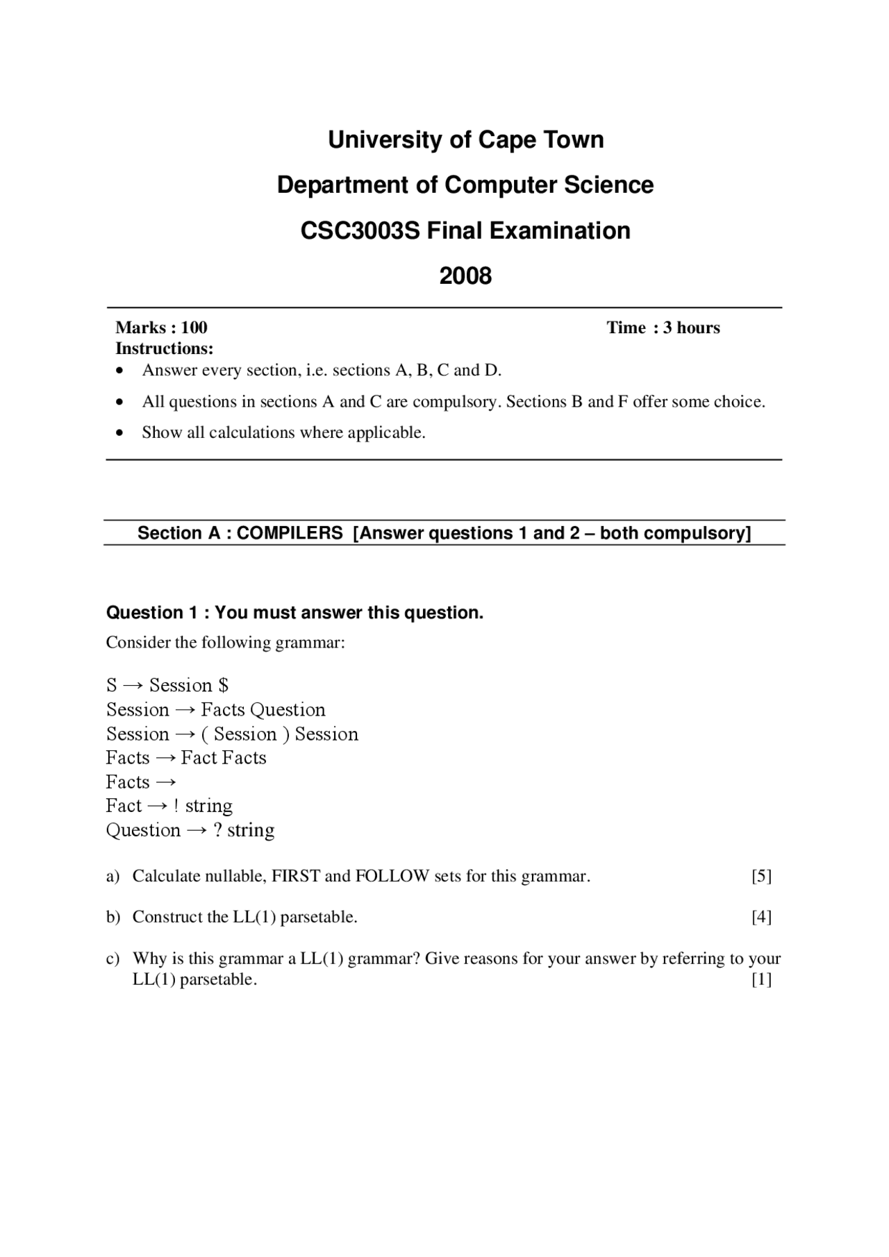 Multiple Distinct Layers Code Generation Solved Exam Docsity