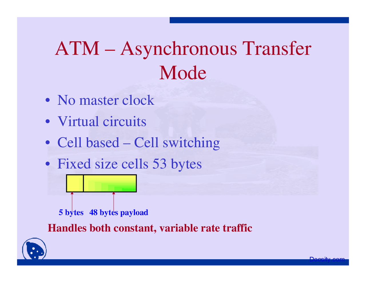 ATM - Computer Networks - Lecture Slides | Slides Computer Networks ...
