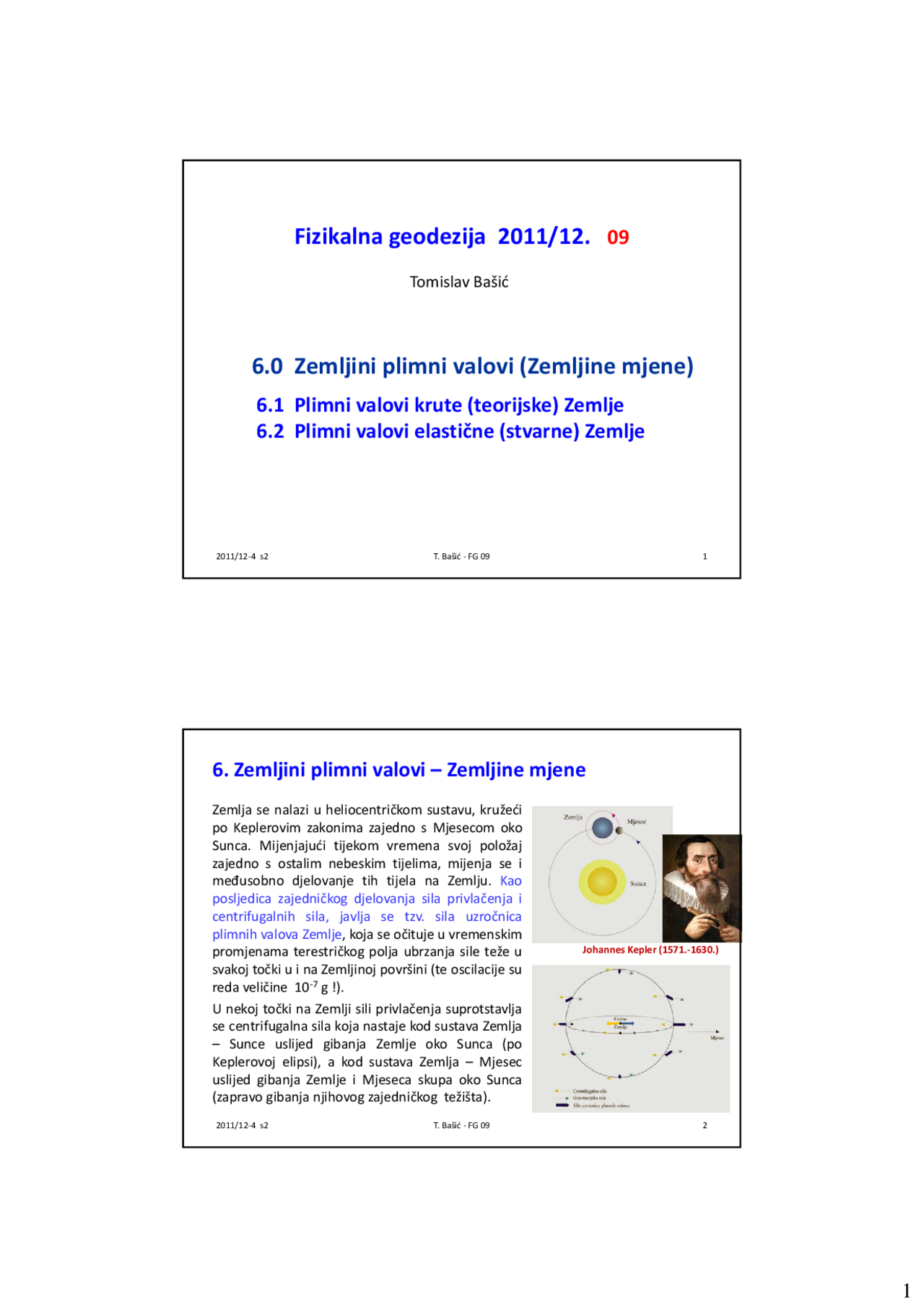 Fg 09 Skripta Fizikalna Geodezija Građevinski Rezime Predlog