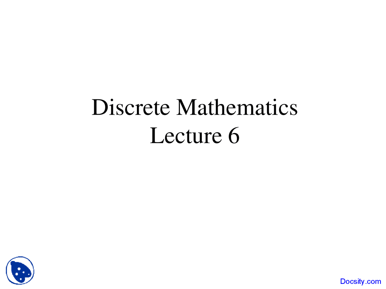 Counting and Probability - Discrete Mathematics - Lecture Slides ...