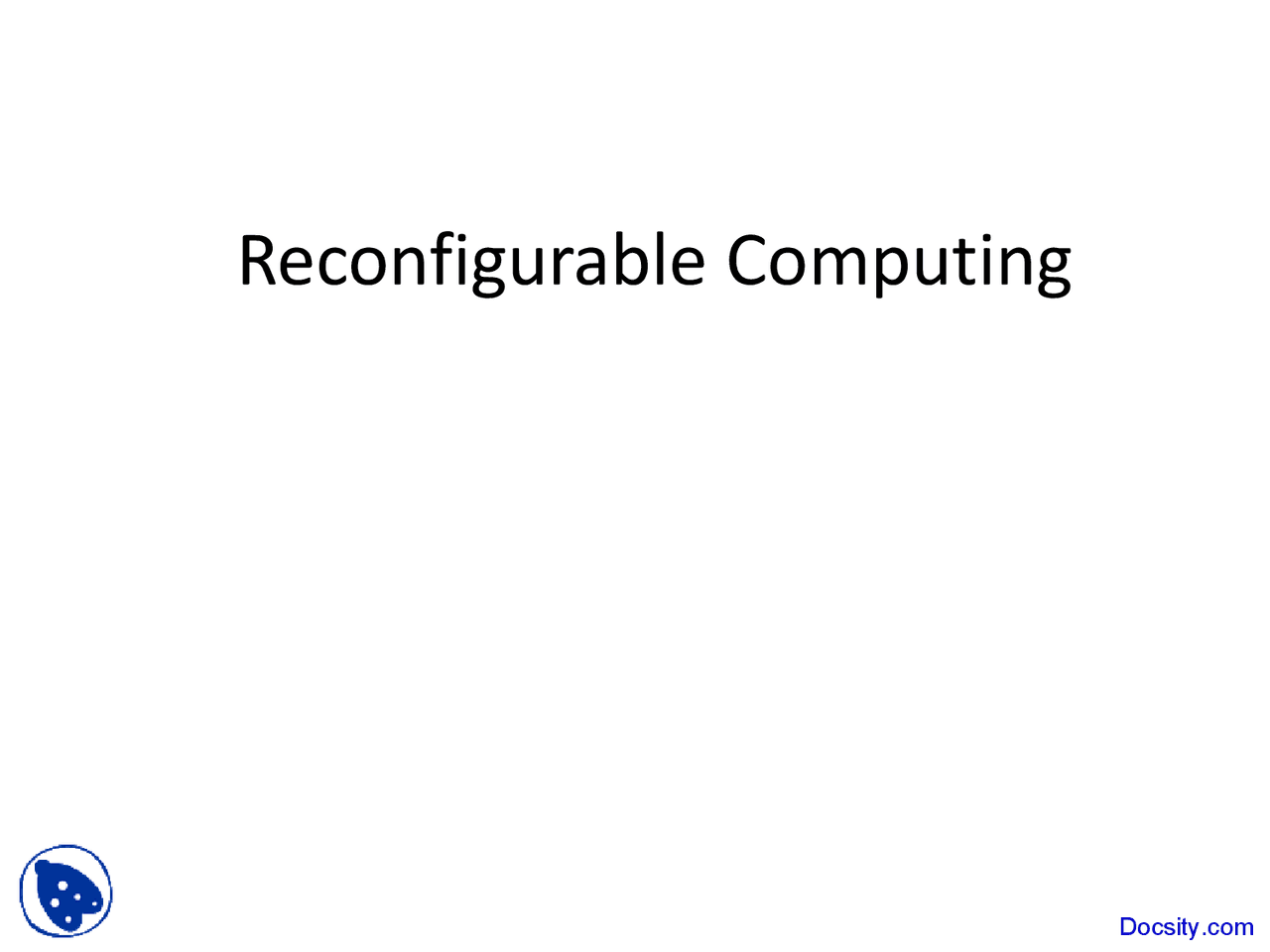 High performance microprocessors - Computer Systems Architecture - Lecture Slides - Docsity