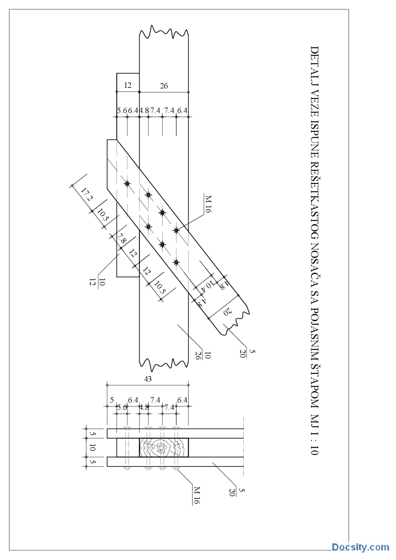 Vežbe 8-Drvene konstrukcije-Građevinski | Rezime' predlog Drvene konstrukcije - Docsity