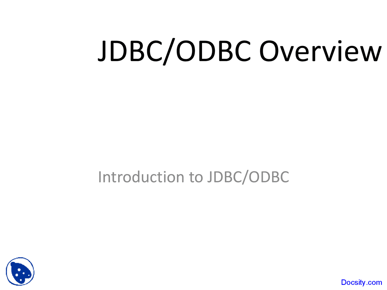 Introduction Two Business Application Programming Lecture Slides