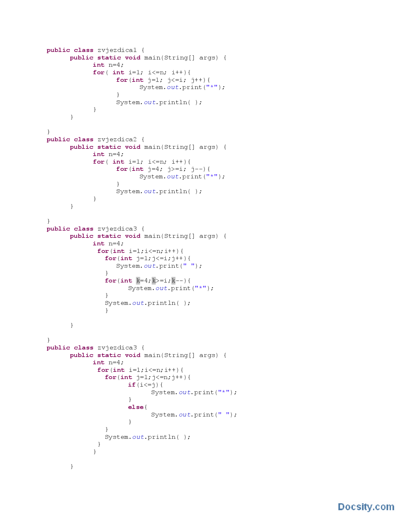 Zvjezdice-Skripta-Programiranje-Građevina | Rezime' predlog Osnovi programiranja - Docsity