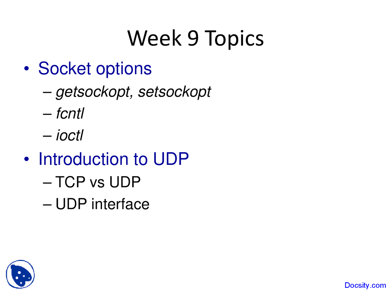 Interface Advanced Unix Programming Lecture Slides Docsity 2651