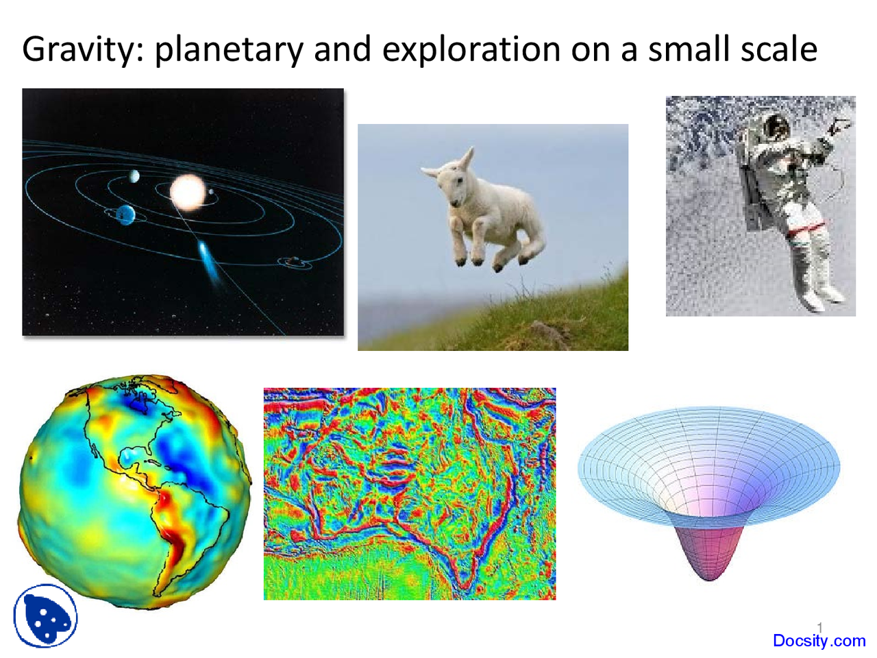 Gravity Introduction To Geophysics Lecture Slides Docsity
