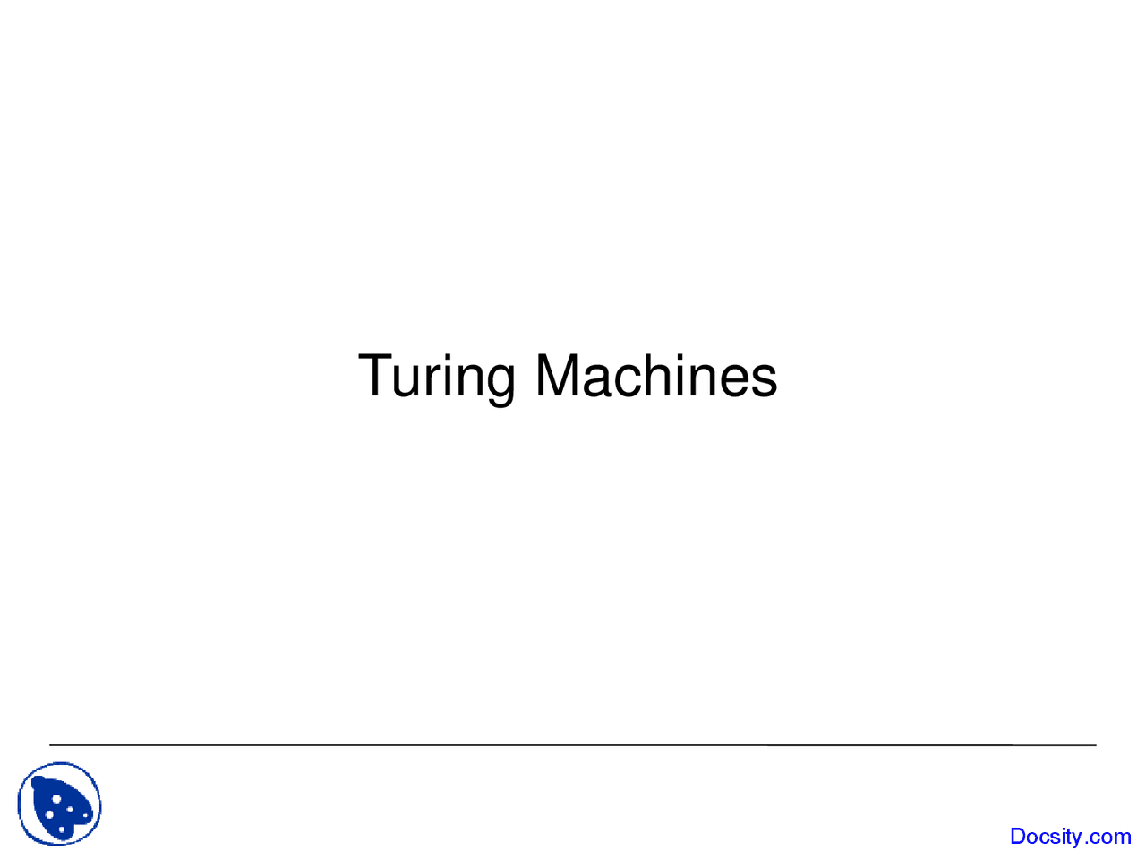 Turing Machines Three Automata And Complexity Theory Lecture Slides