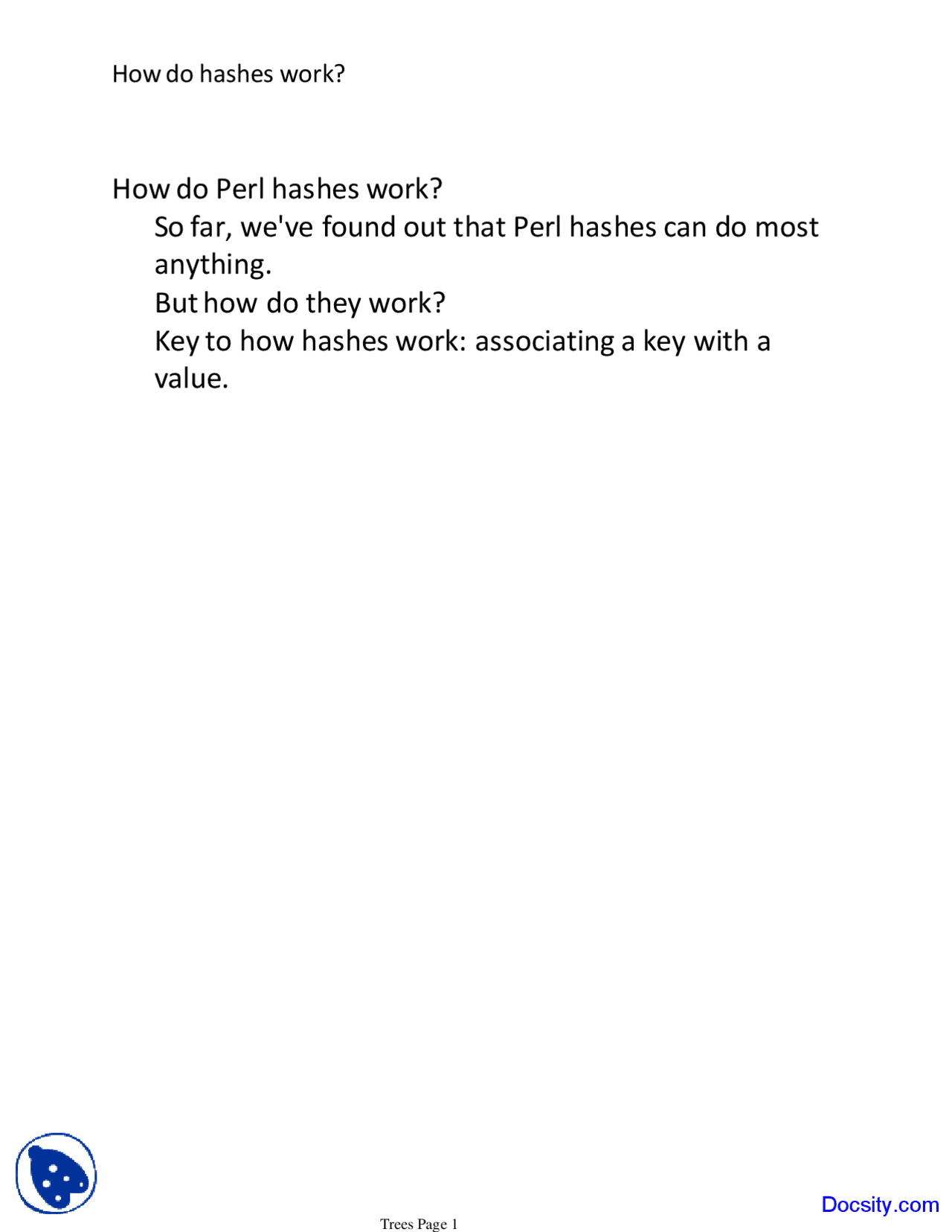 Trees Biological And Cognitive Sciences Lecture Notes Docsity