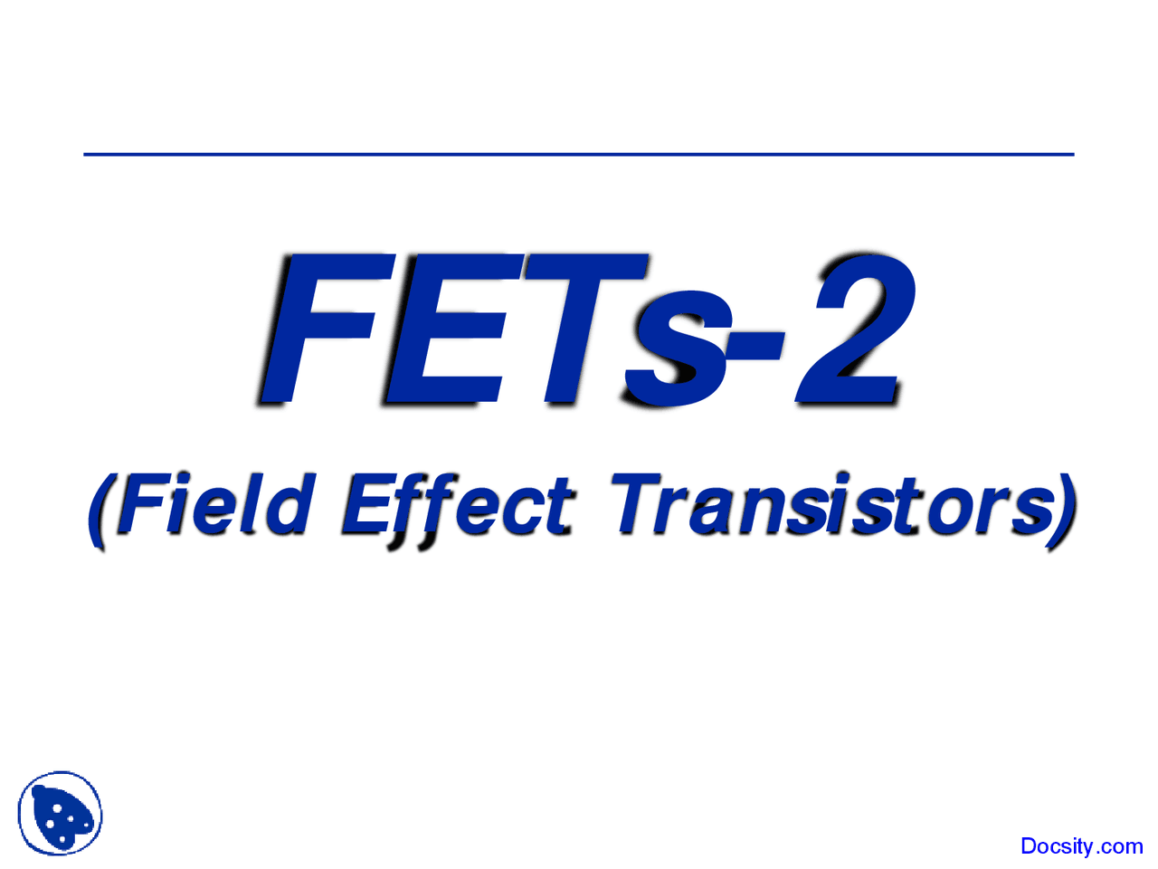 Transistors Engineering Electrical Circuits Lecture Slides Docsity