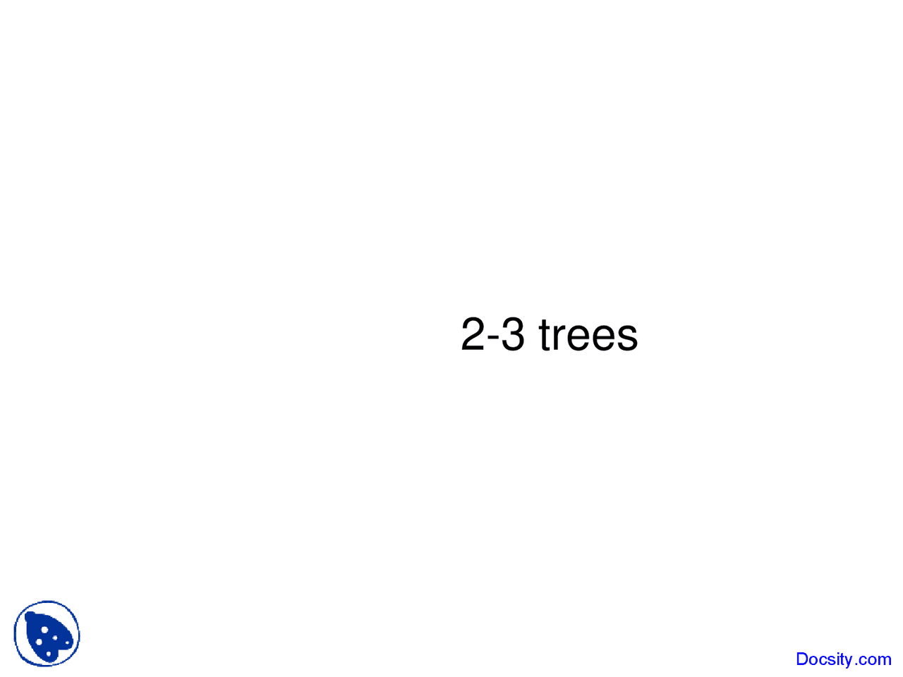 Trees Data Structures Lecture Slides Docsity