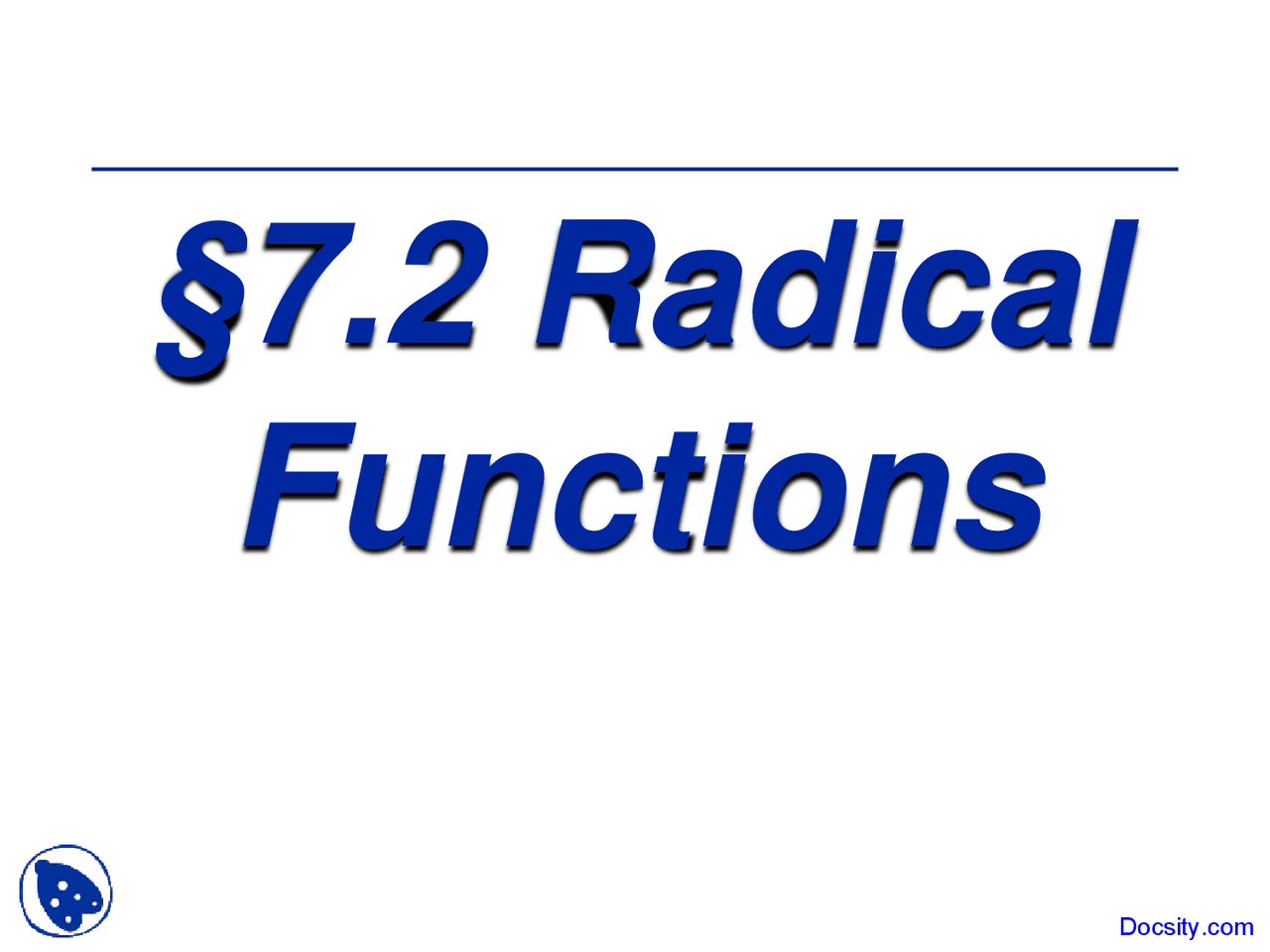 Radical Functions Two Intermediate Algebra Lecture Slides Docsity radical-functions-two-intermediate-algebra-lecture-slides-docsity