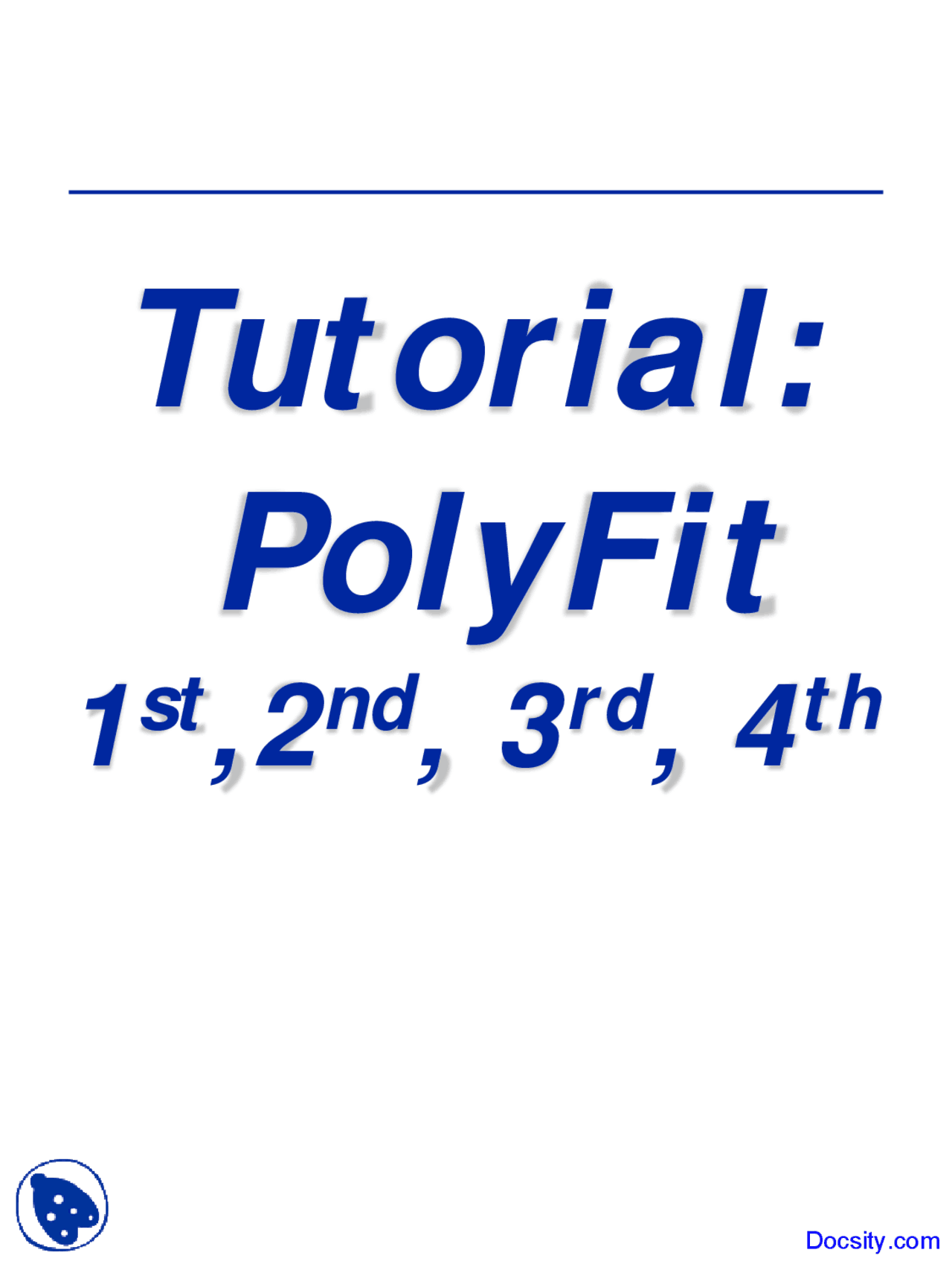 Polyfit Computational Methods Lecture Slides Docsity