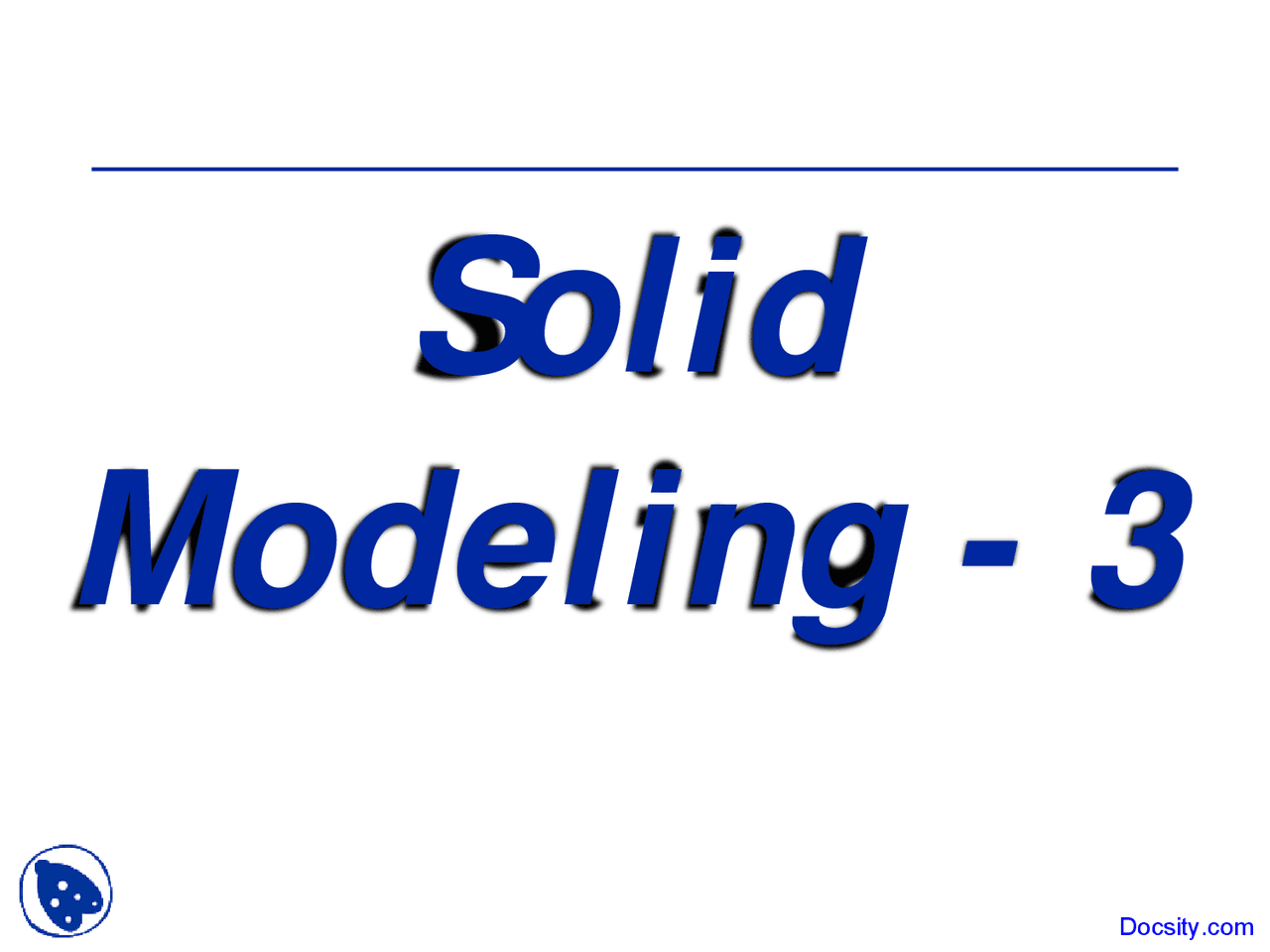 Solid Engineering Design Graphics Lecture Slides Docsity