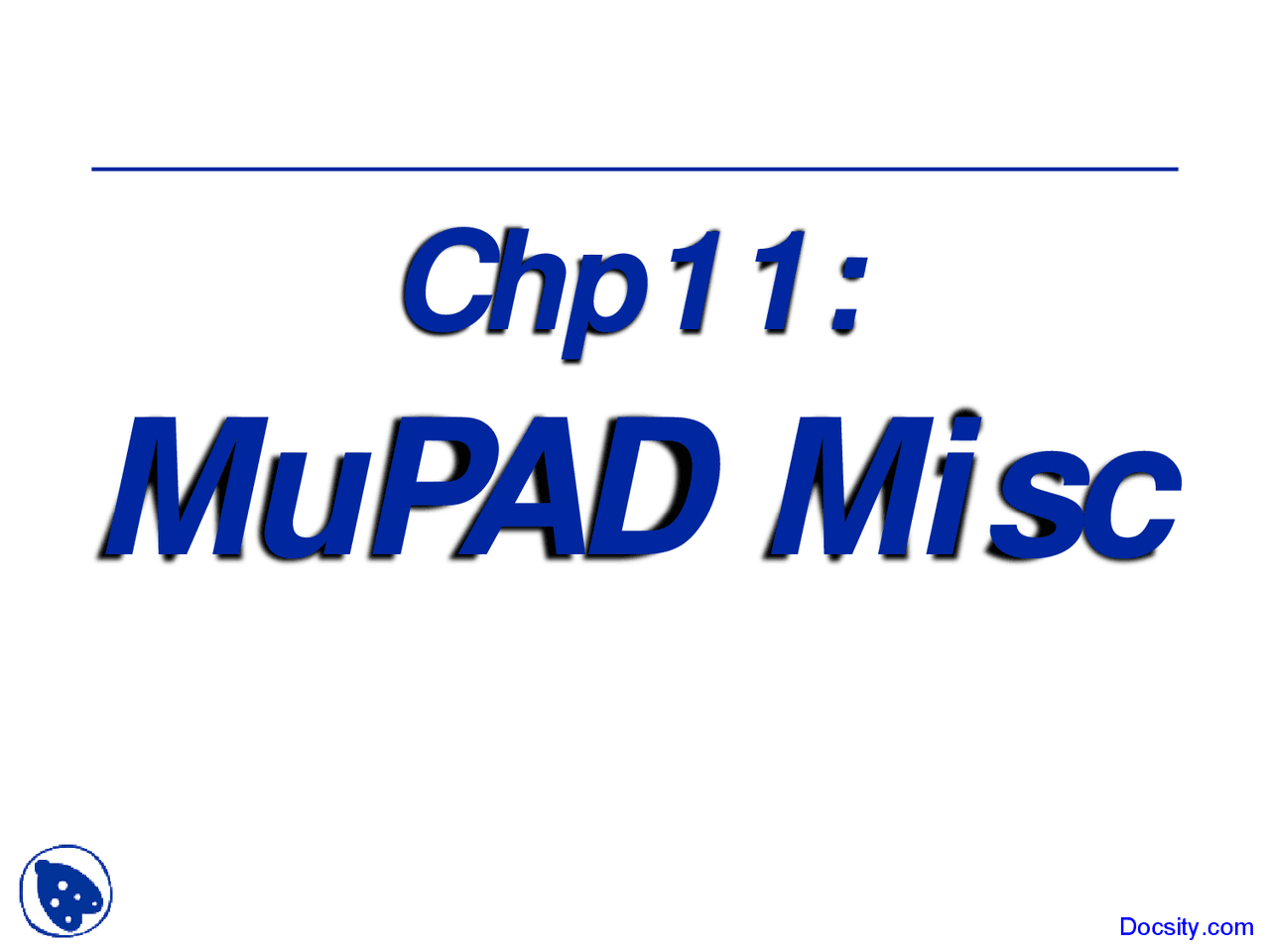 Miscellaneous Computational Methods Lecture Slides Docsity