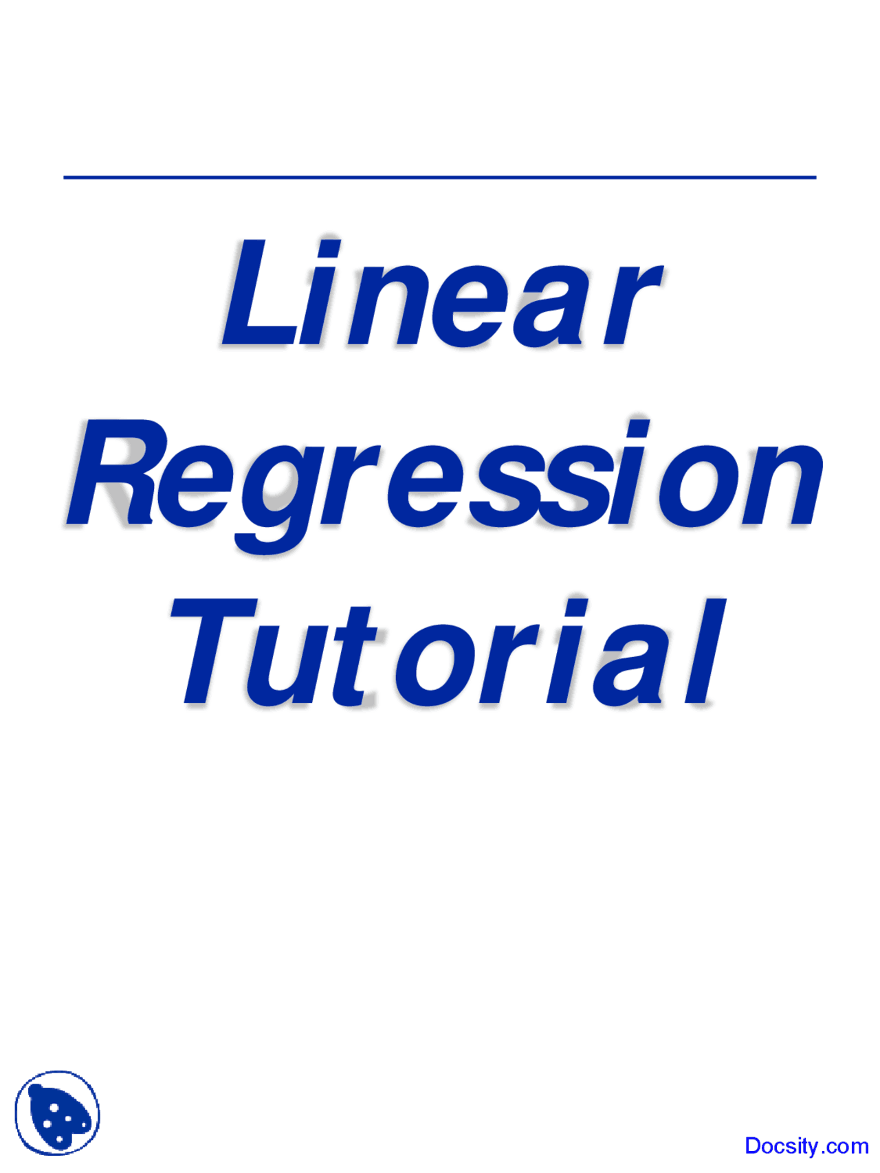Linear Regression Computational Methods Lecture Slides Docsity