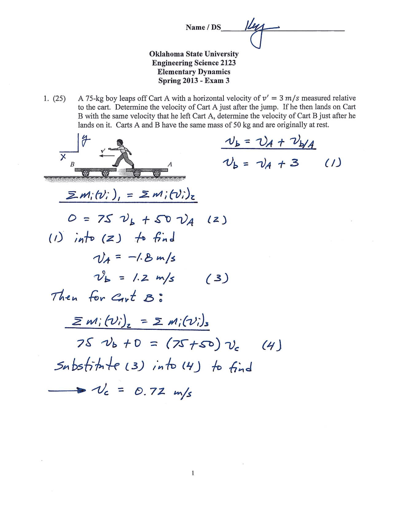 Speed Angular Velocity Acceleration Solved Elementary Dynamics Exam