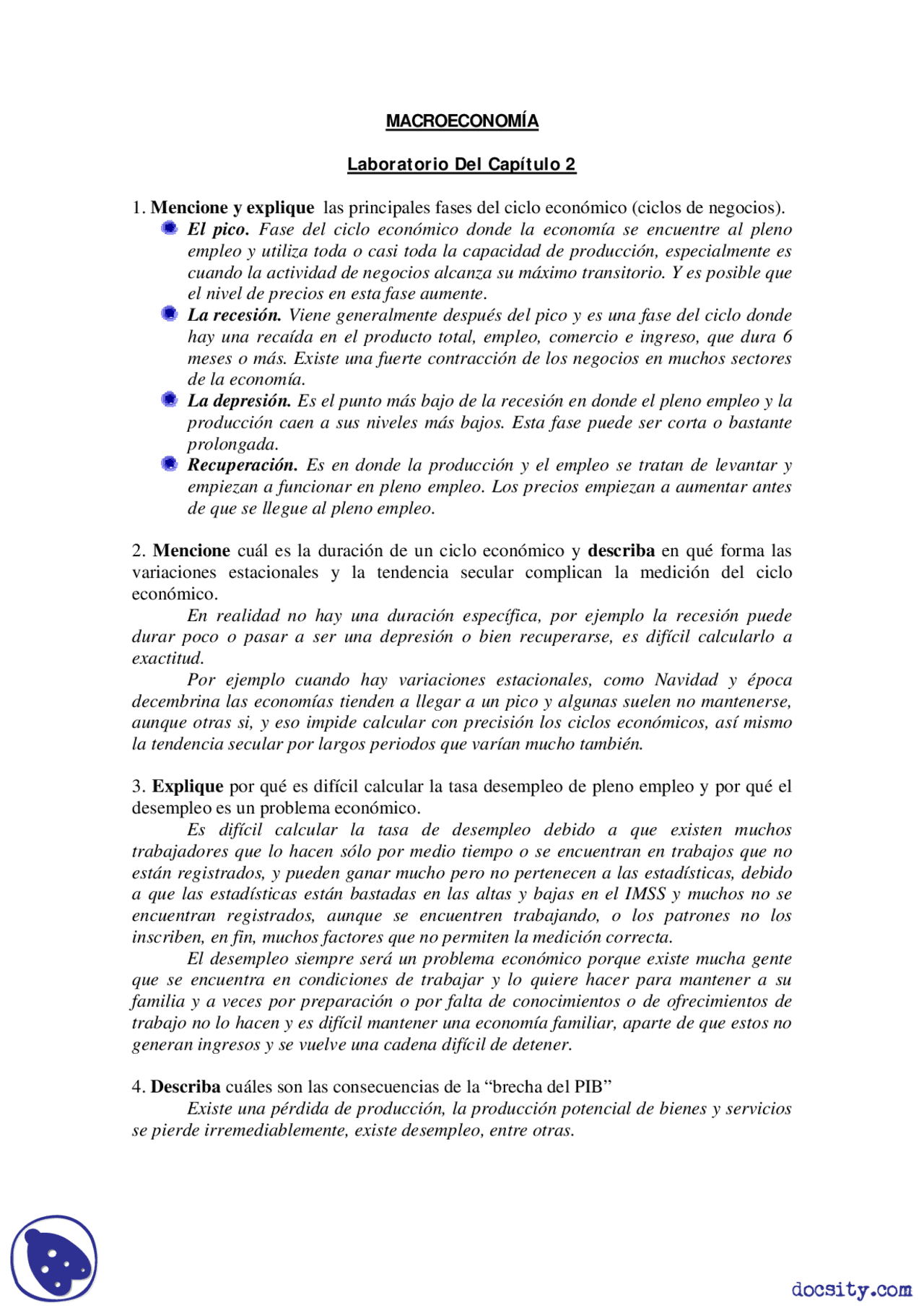 Laboratorio Del Capítulo 2 Apuntes Macroeconomía Docsity