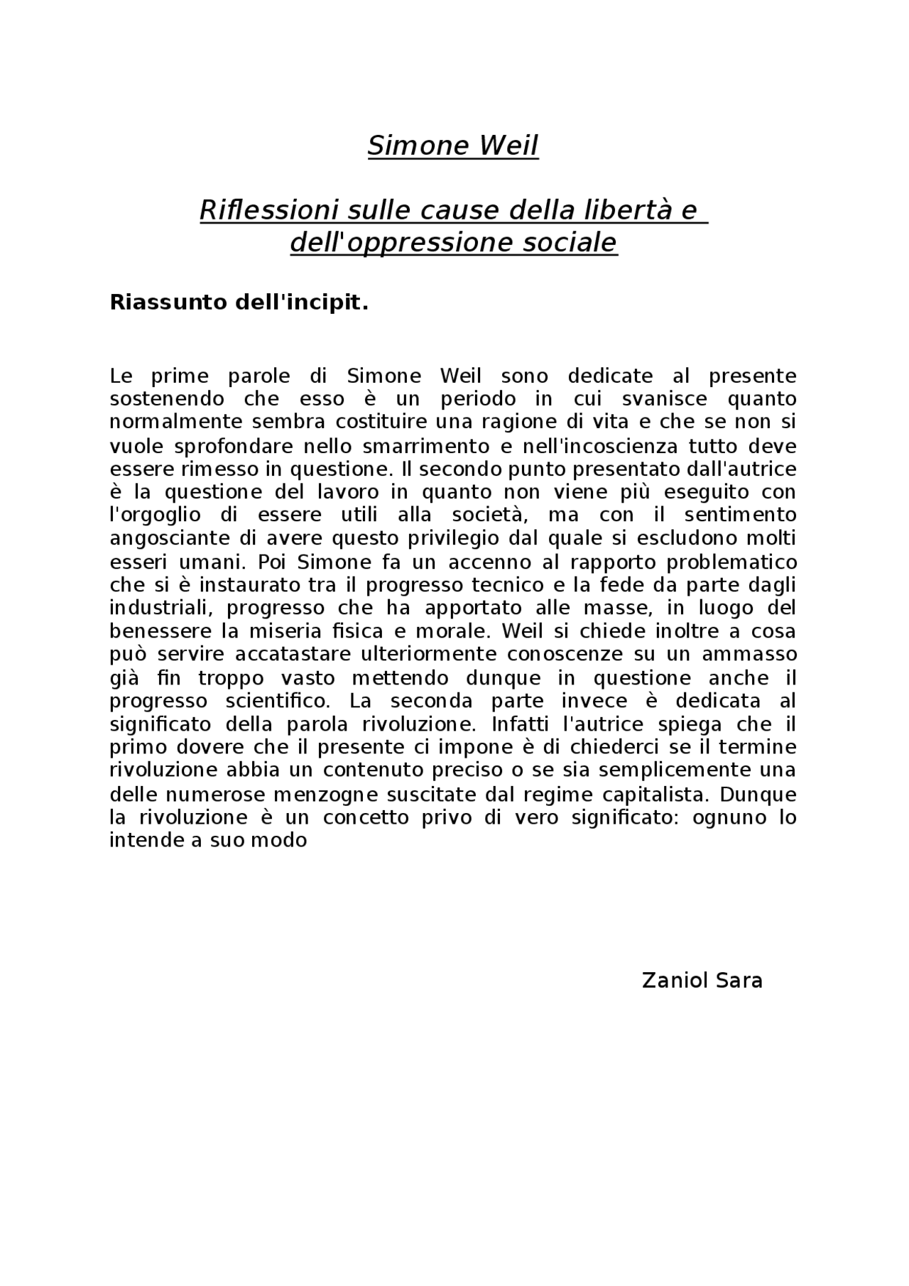 Simone Weil1 Docsity