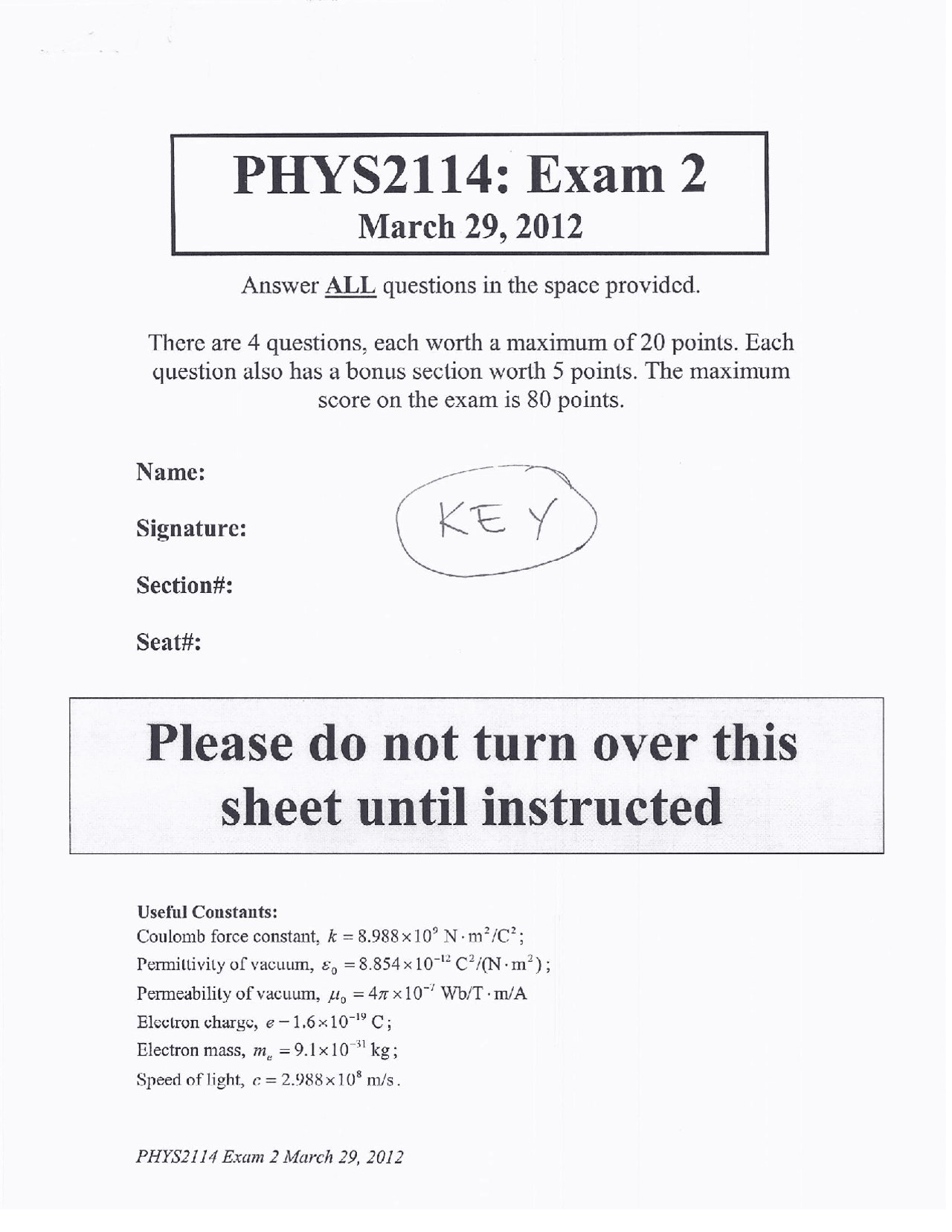 5 Solved Questions On Resistance Circuit Exam 2 Phys 2114 Docsity