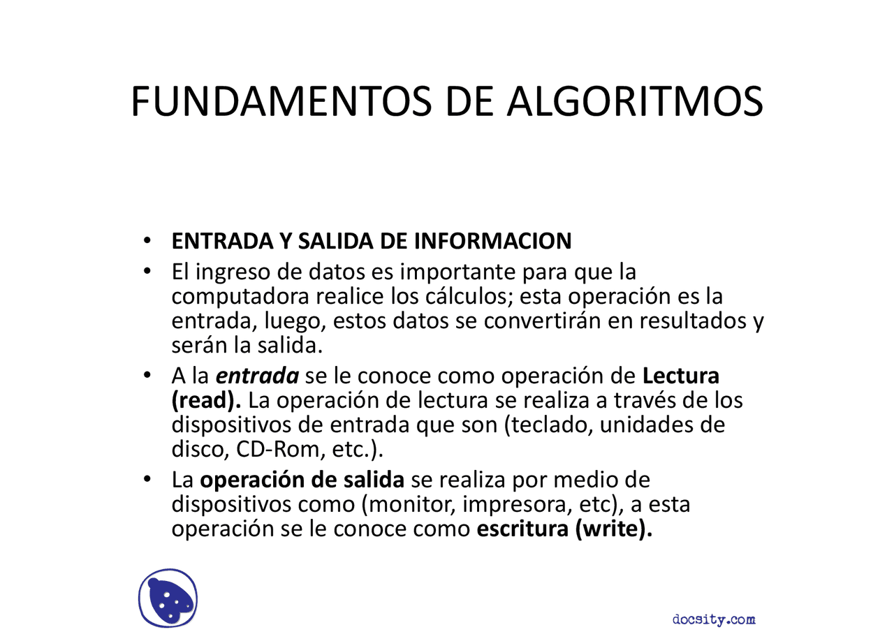 Fundamentos De Algoritmos Apuntes Diseño De Algoritmos