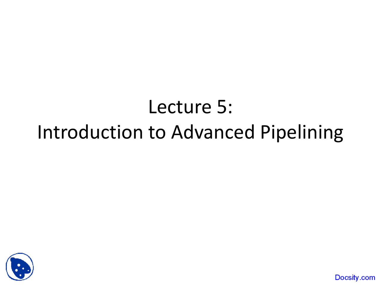 Arithmetic Pipeline Intro To Computer Architecture Lecture Slides 4284