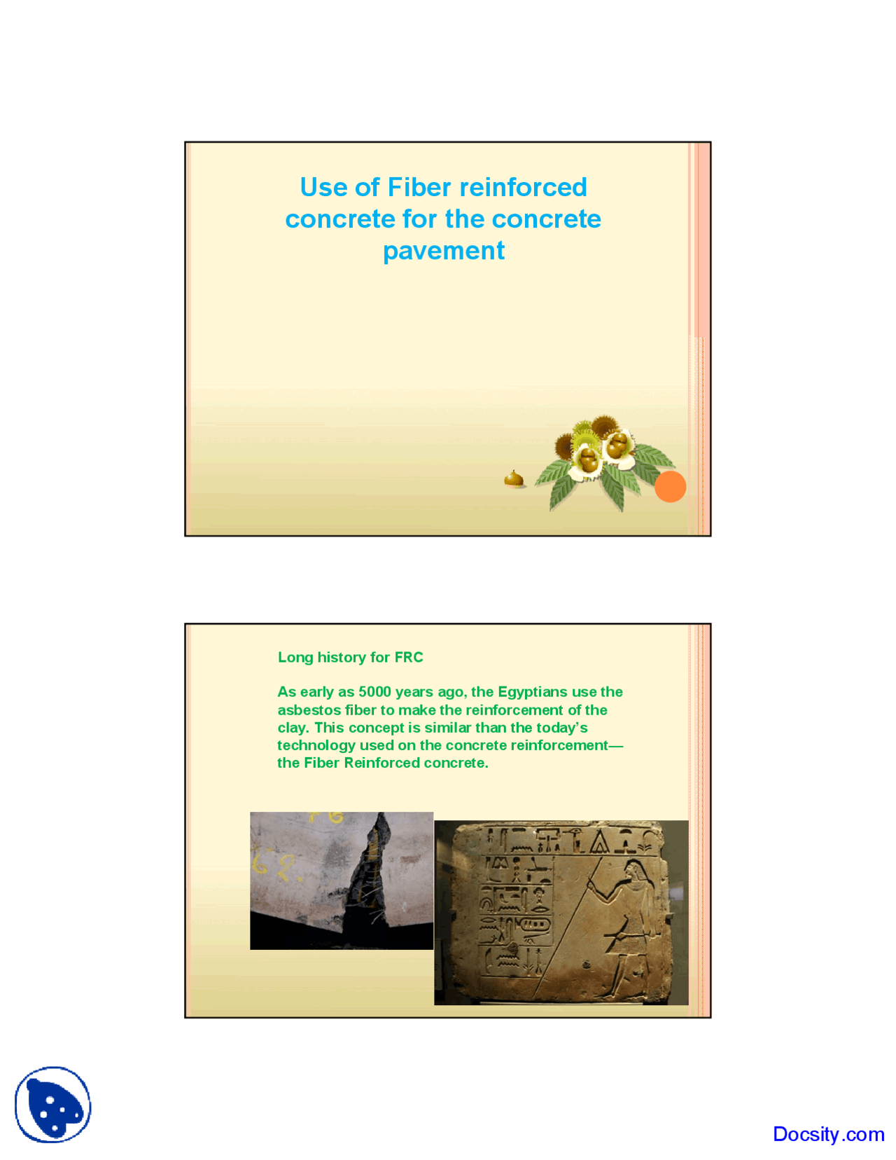 Use Of Fiber Pavement Managment System Lecture Slides Docsity