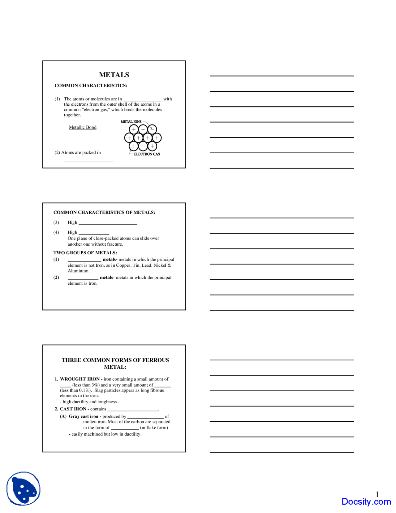 Atoms Civil Engineering Lecture Slides Docsity