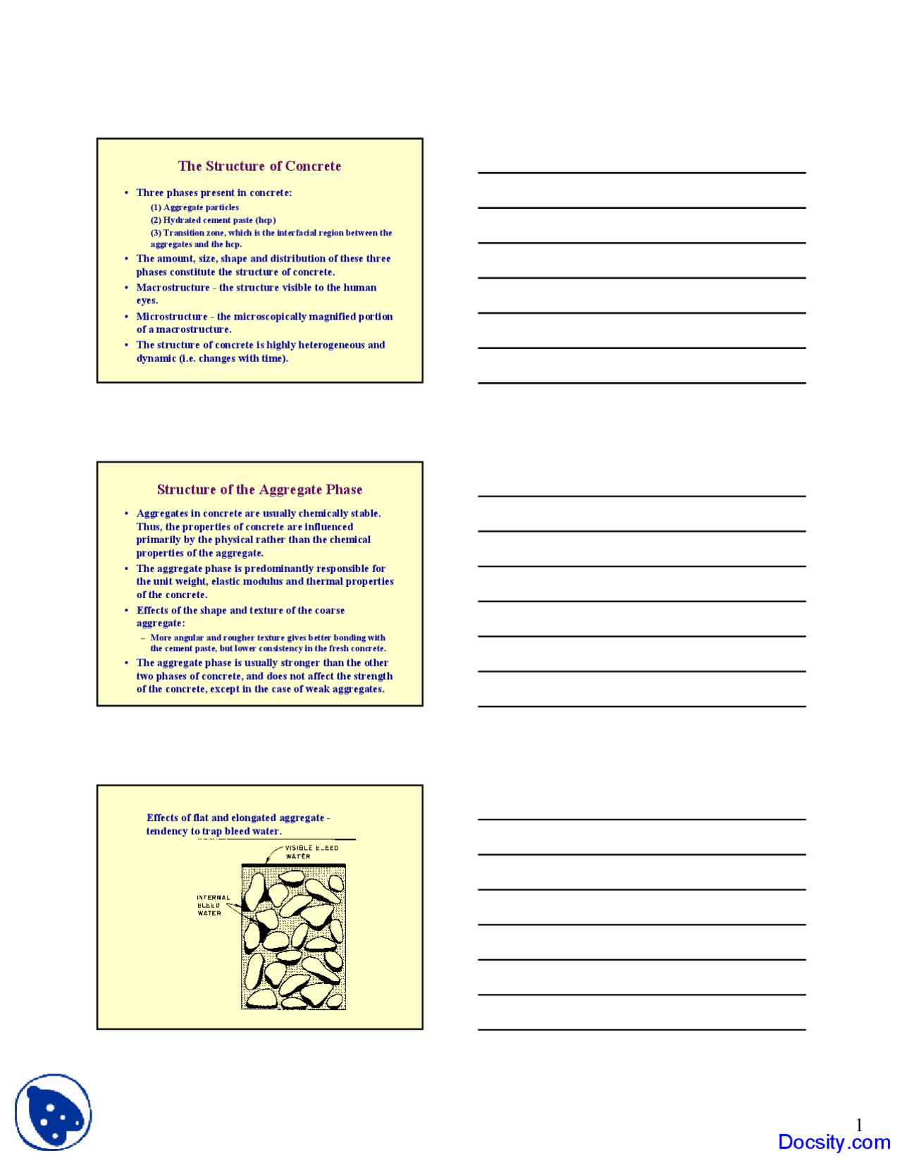 Structure Civil Engineering Lecture Slides Docsity