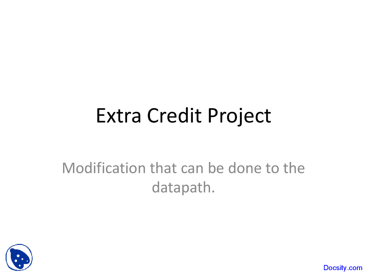 Modification - HDL Design - Lecture Slides - Docsity Modification - HDL Design - Lecture Slides - Docsity