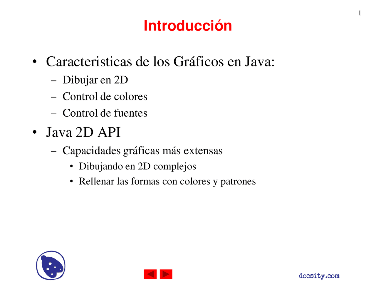 Graficos y Java 2D - Apuntes - Programación - Informática - Parte 1 ...
