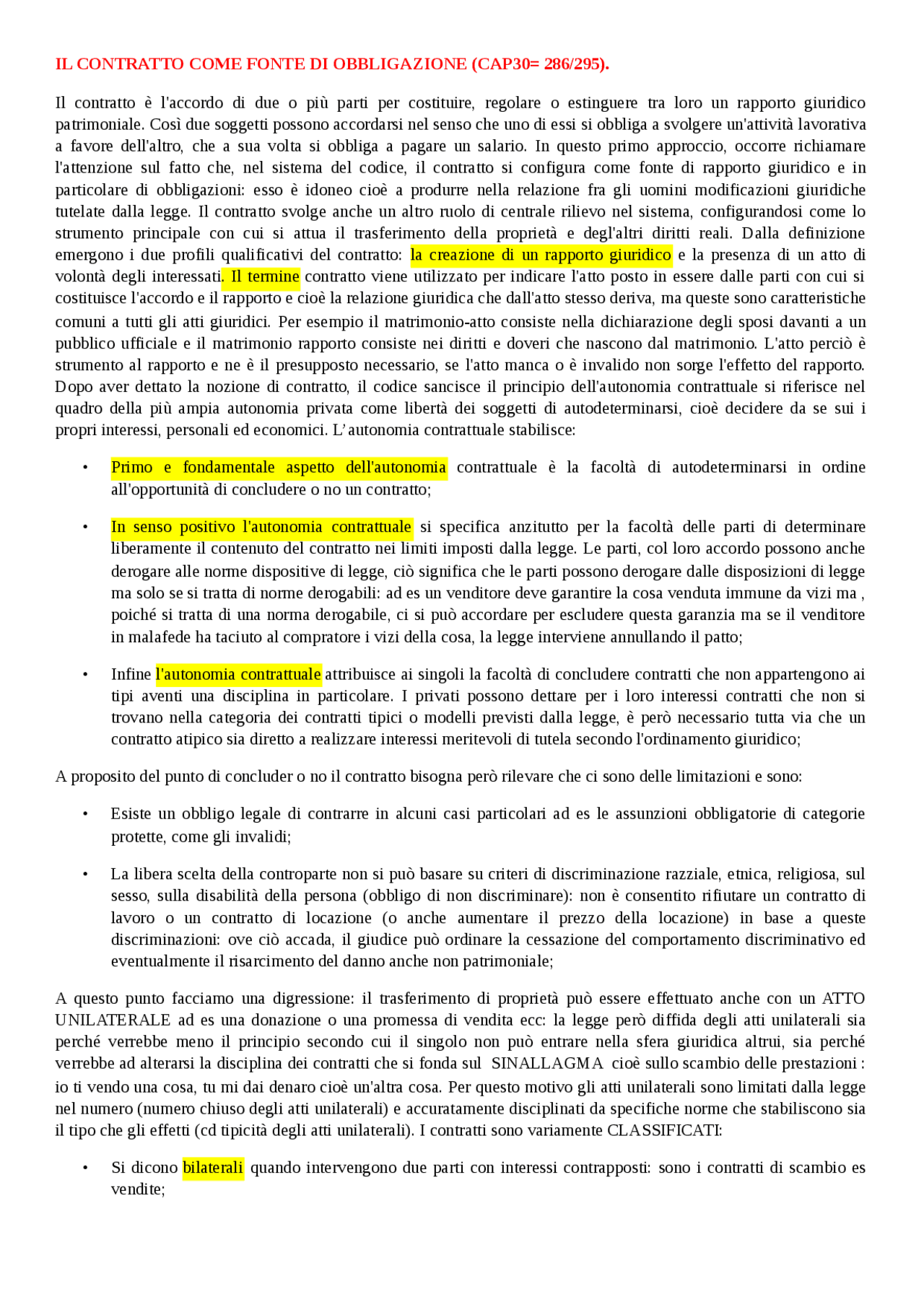 Terzo Modulo di Duritto Privato by AleB - Docsity