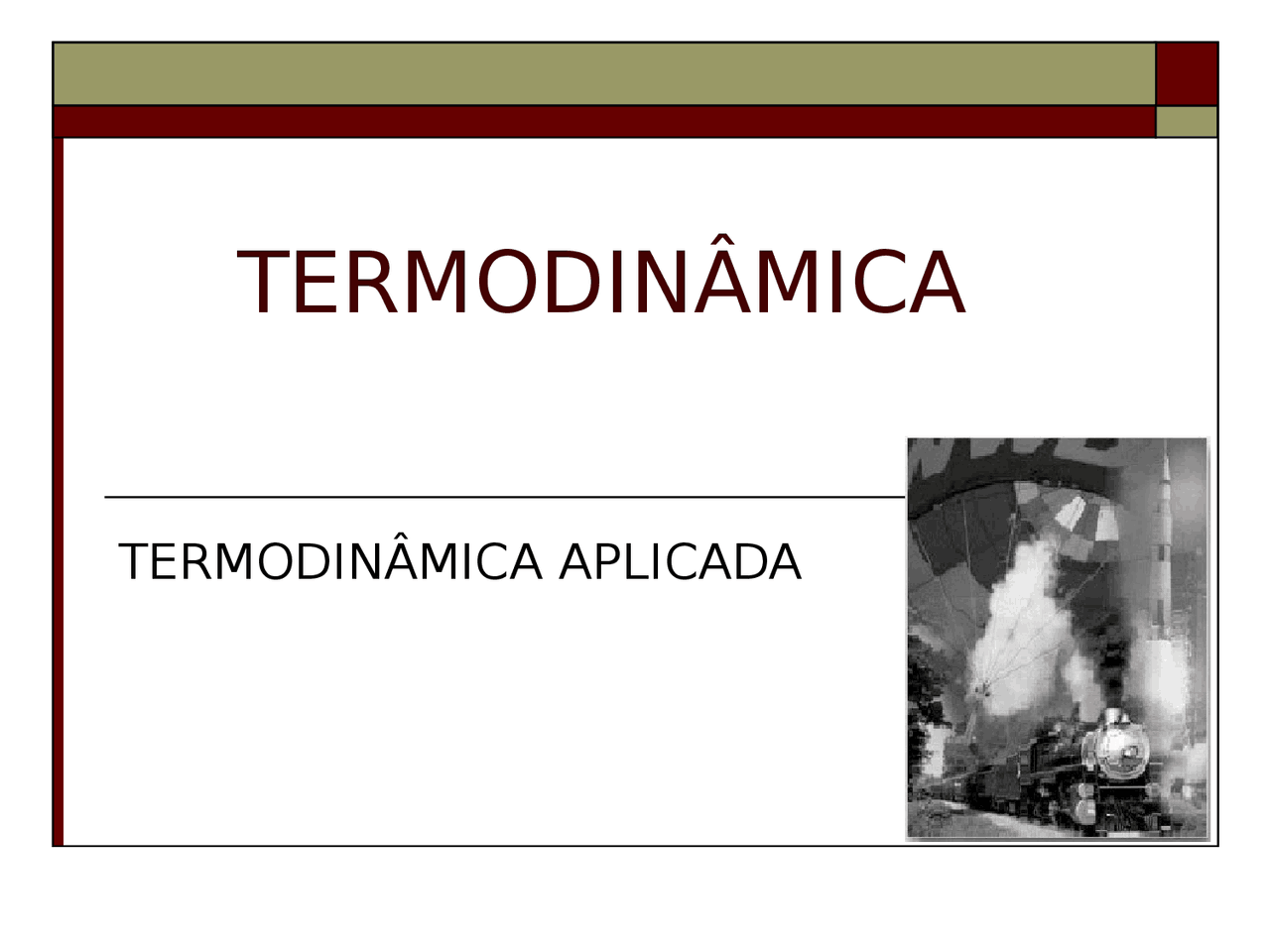 Termodinâmica Aplicada I Apostilas Engenharia Naval Docsity