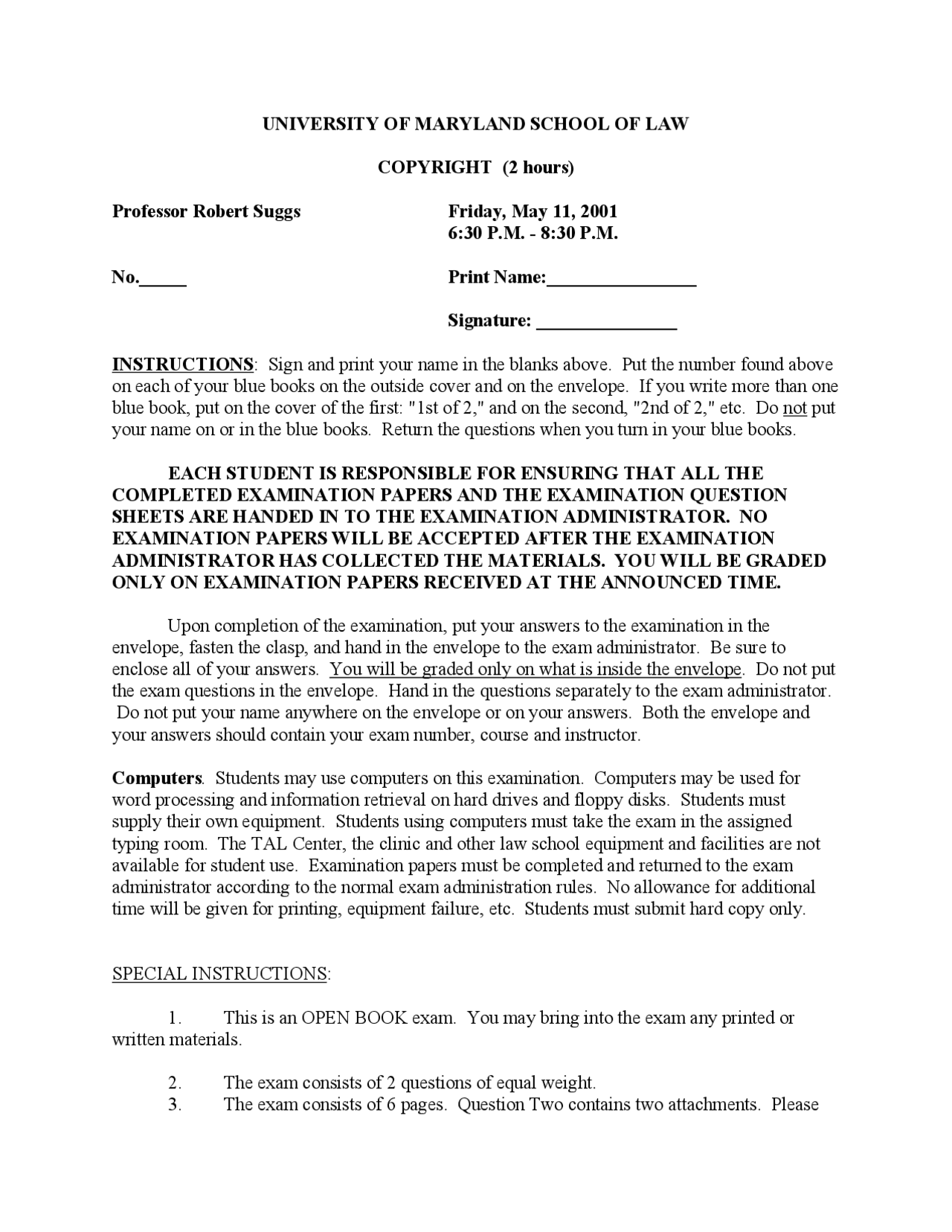 Appropriate Copyright Notice - Copyright Law - Exam - Docsity