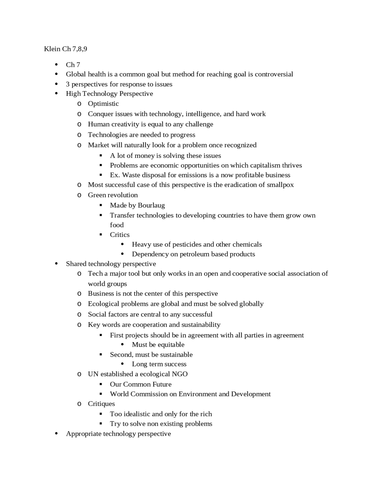 Exam 3 Notes Current World Problems Pols 131 Docsity