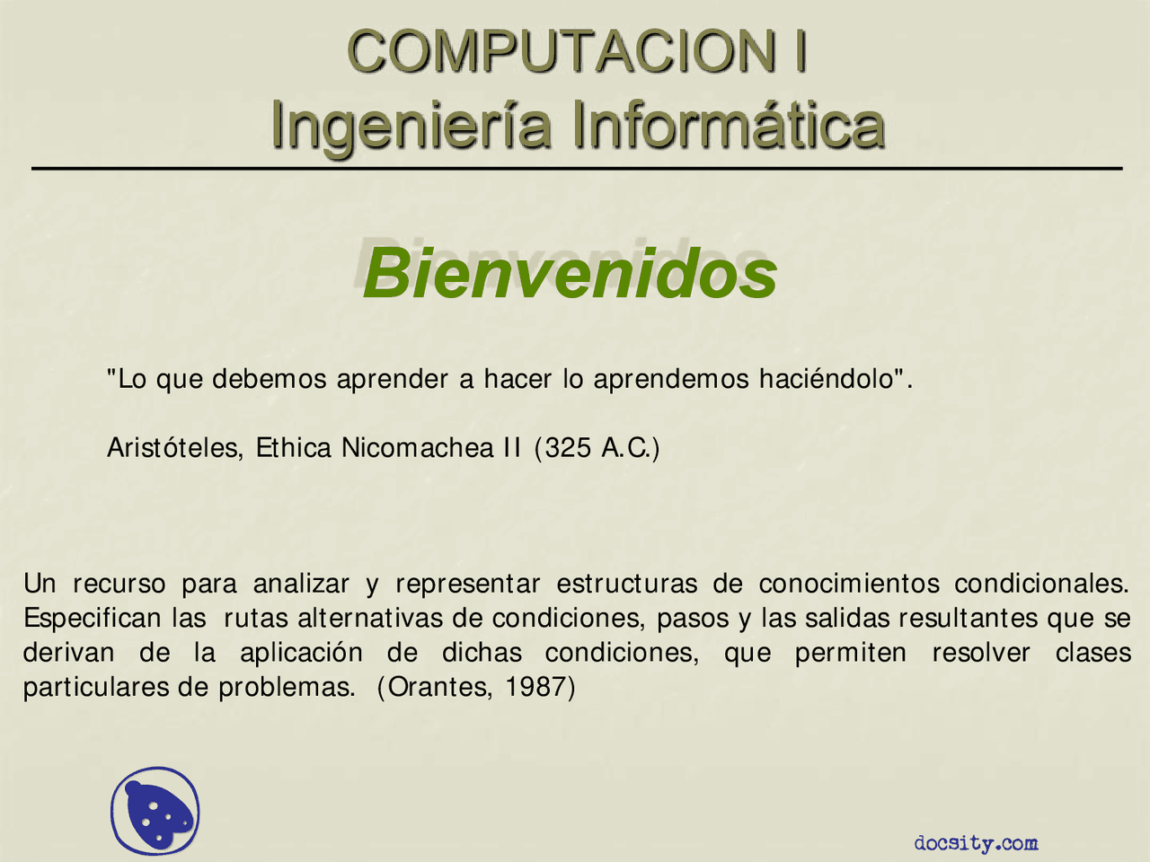 Introducción Apuntes Computación I Informática Parte 1 Docsity
