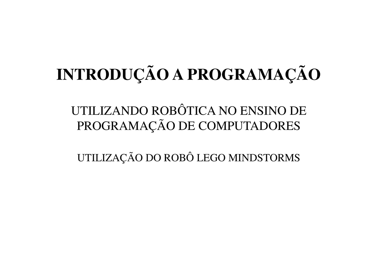 Programação1 Apostilas Sistemas De Informação Docsity