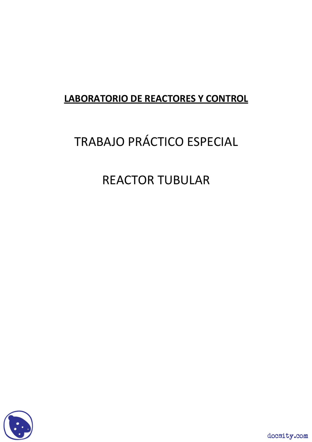 Tub Apuntes Laboratorio De Reactores Docsity